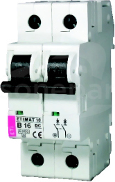 ETIMAT10 2P C16A DC 6kA Wyłącznik nadprądowy - 002138716 - Sonepar