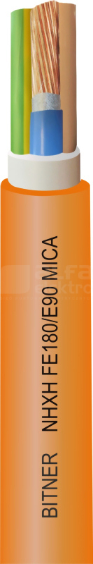 NHXH-J FE180/E90 5x2,5 1kV Kabel bezhalogenowy ognioodporny mika - Sonepar