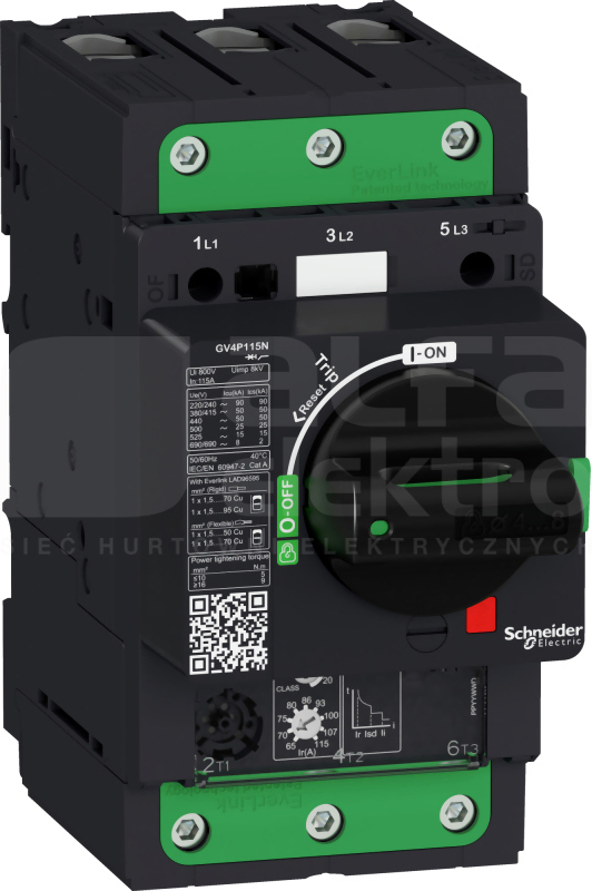 GV4 T/M 115A 50kA Wyłącznik silnikowy - Sonepar