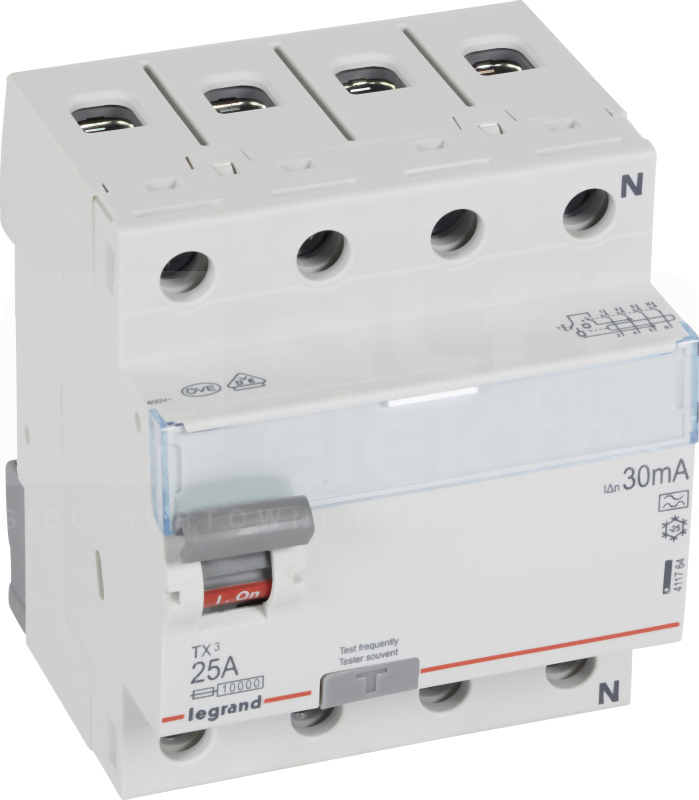 P-304 25A/30mA A TX3 4P Wyłącznik różnicowoprądowy - Sonepar